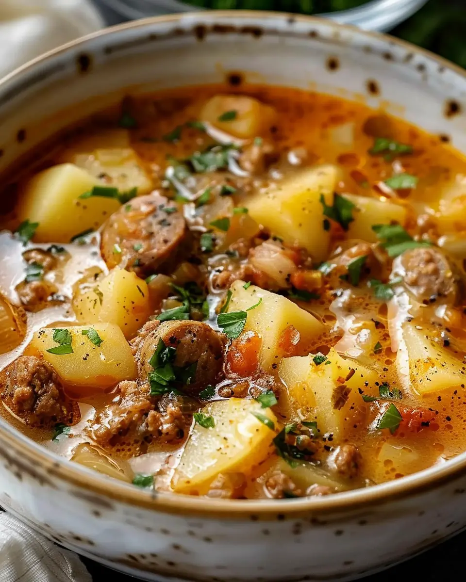 Cozy Italian Sausage and Potato Soup