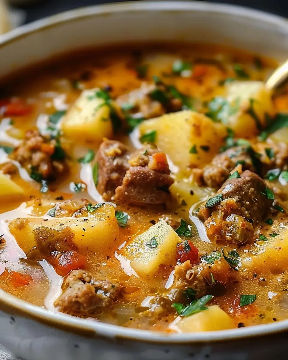 Cozy Italian Sausage and Potato Soup