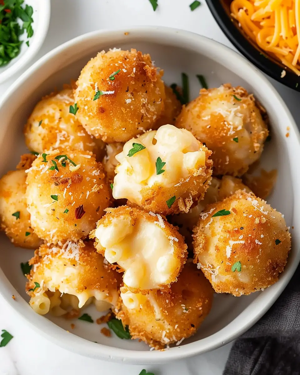 Cheesecake Factory Air Fryer Fried Macaroni and Cheese Balls