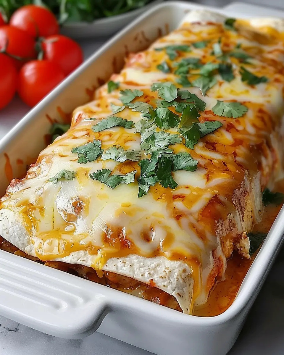 creamy queso chicken enchiladas